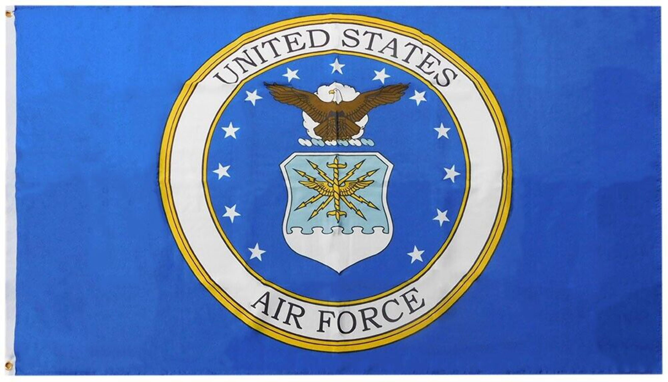 3x5 United States Air Force Emblem 100D Woven Poly Nylon 3'x5' Flag ...