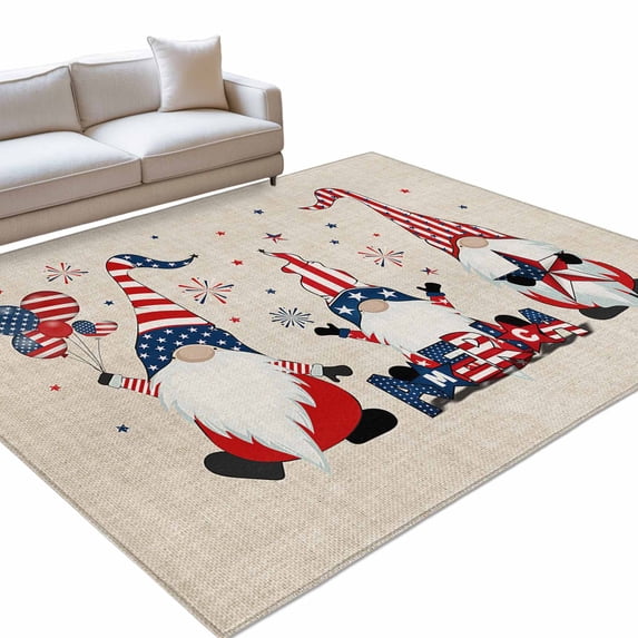 3x5 Washable Area Rugs,Happy President's Flag Day Non-Slip Ultra Soft ...