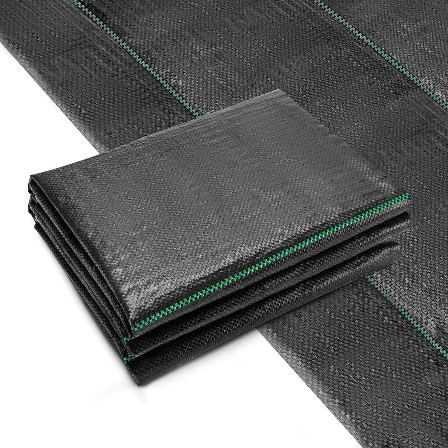3x50FT Heavy Duty Weed Mat,Durable Woven Geotextile Fabric,PlasticHeavy ...