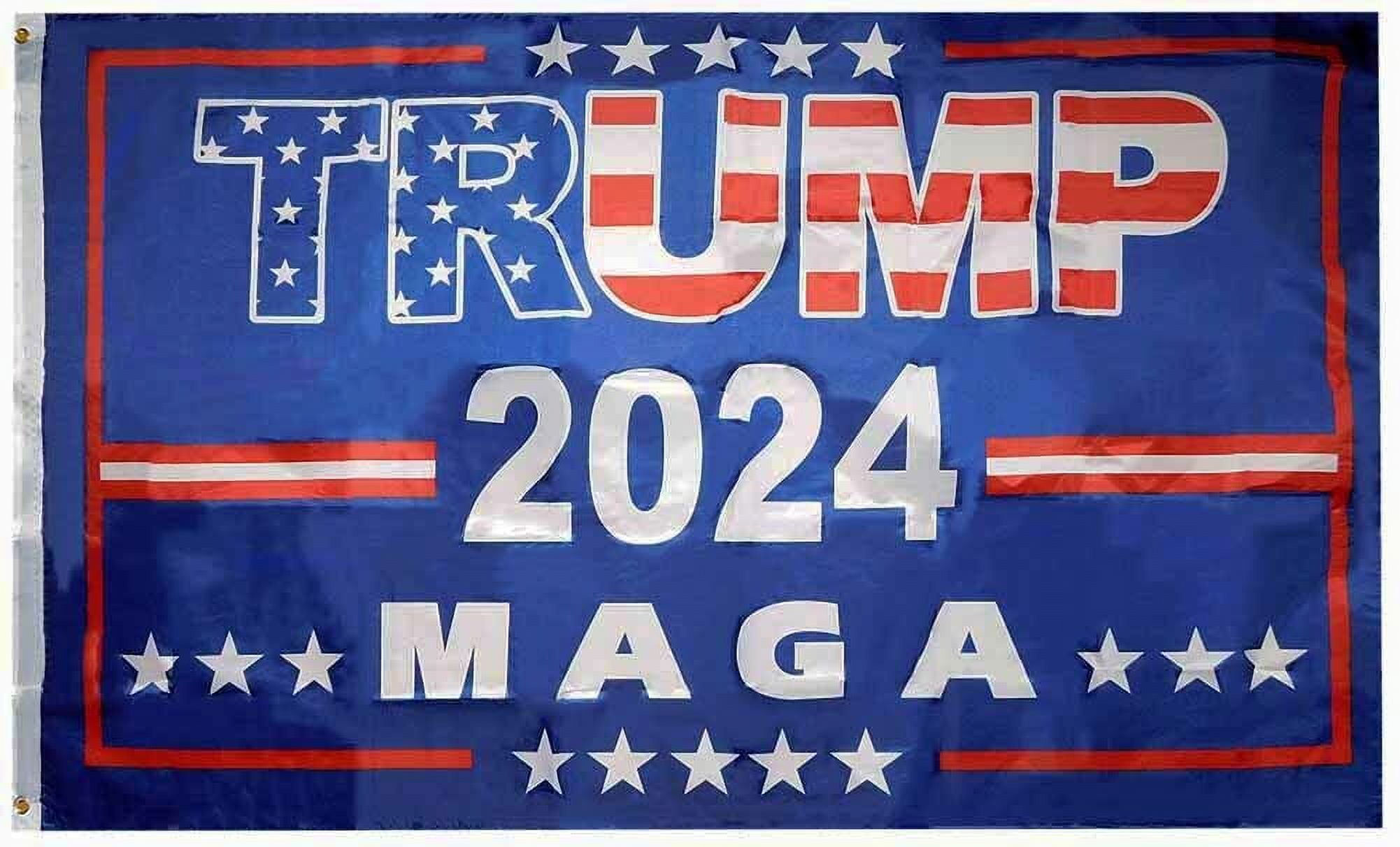 3x5FT 2024 Donald Trump Save America Again Flag RWB MAGA 100D - Walmart.com