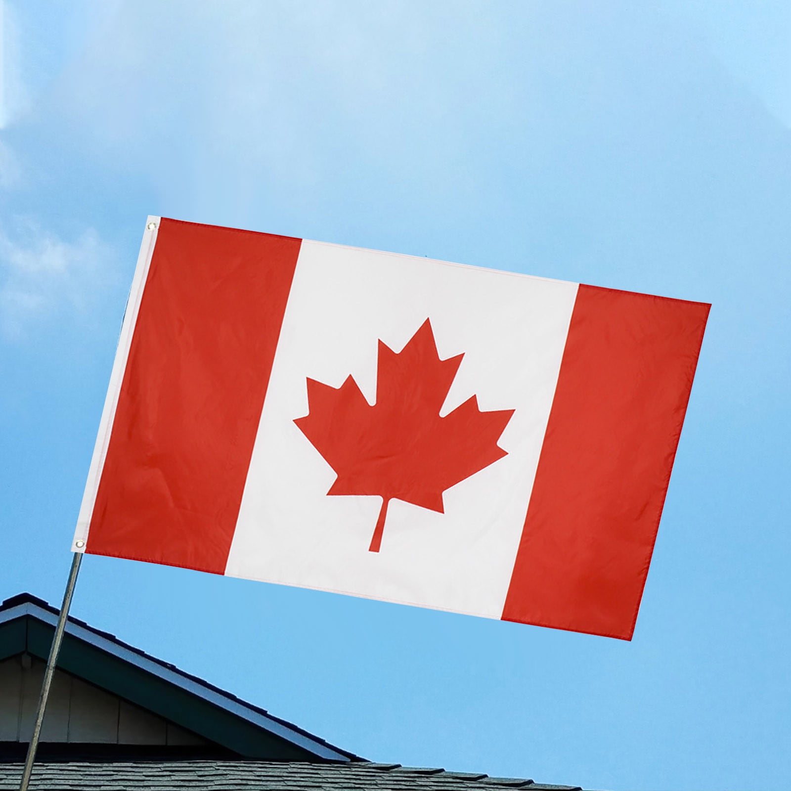3x5FT Canada Flag Banner - Durable Polyester Fabric for Indoor/Outdoor ...