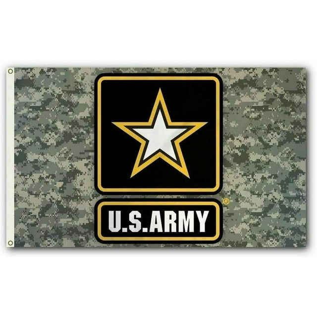 3x5FT Flag Camo United States Army Star Military USA Camouflage Banner ...