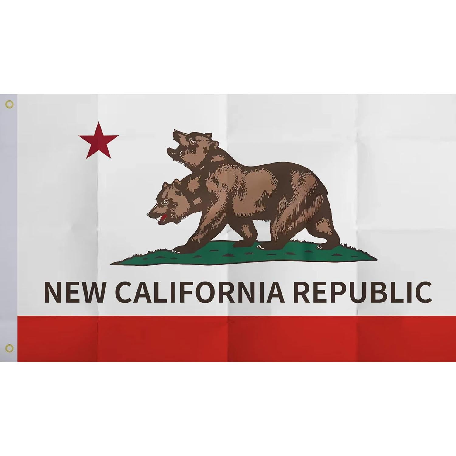 3x5FT New California Republic Flag Outdoor Indoor,Fallout Ncr Flags For ...