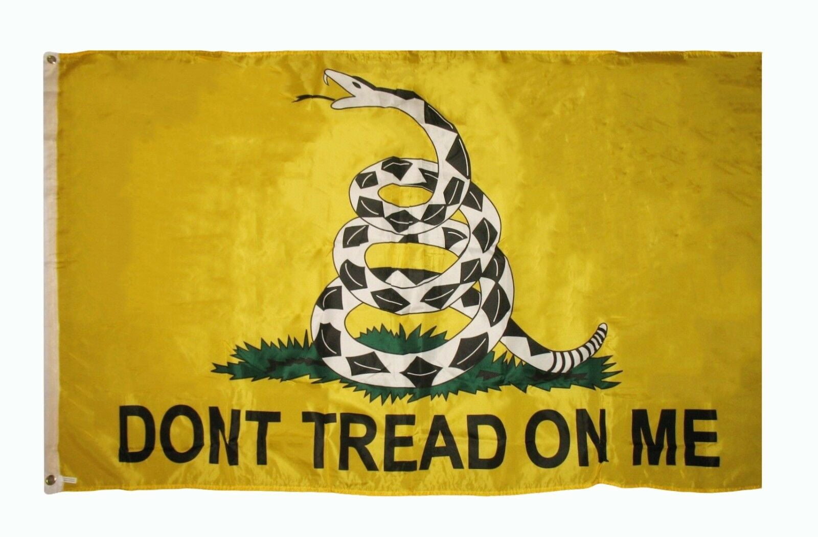 3x5ft Dont Tread On Me Gadsden Flag Outdoor Yellow Rattle Snake Tea ...