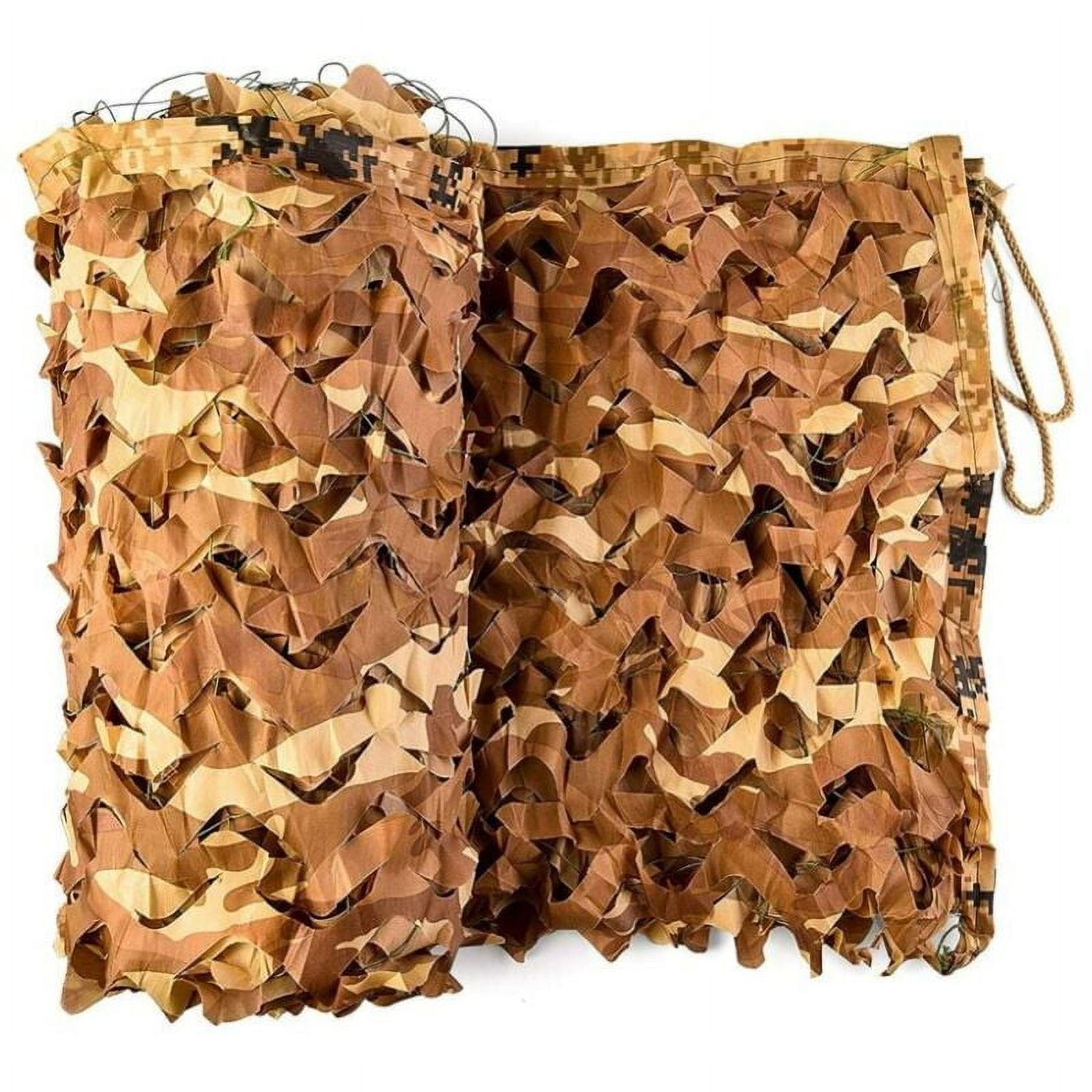 3x6 Meters Rectangular Shade Sail in Colorful Mesh, Camouflage Design ...