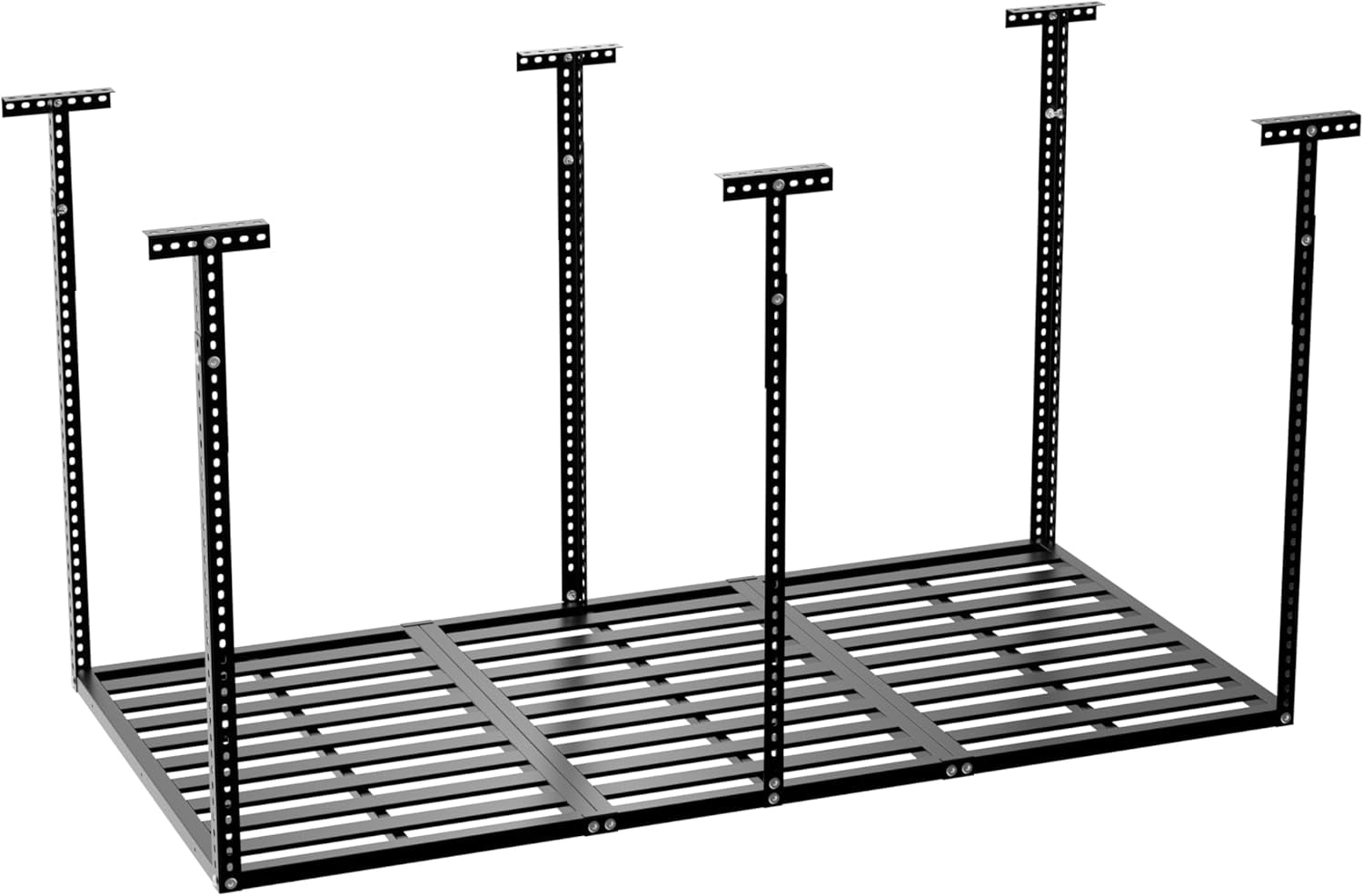 3x6FT Overhead Garage Storage Rack with 750LBS Weight Capacity, Heavy ...