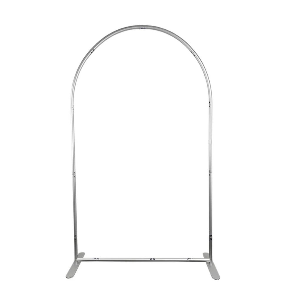 3x6FT Silver Metal Arch Stand | Adjustable Wedding, Party, and Event ...
