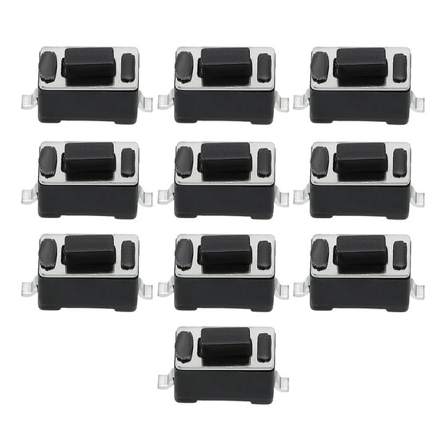 3x6x4.3mm Panel PCB Surface Mounted Devices SMT 2 Pins Push Button SPST ...