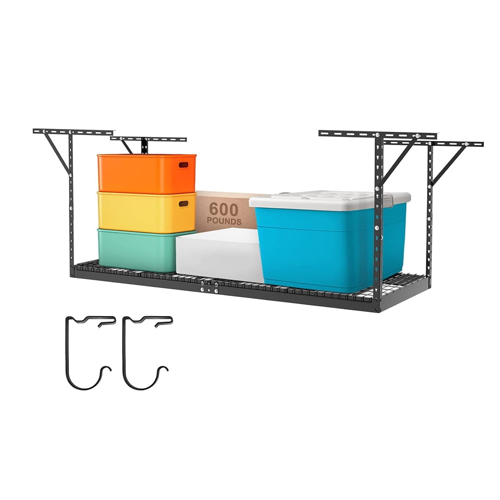 3x8 Adjustable Garage Ceiling Storage Racks, Heavy Duty Cold Rolled ...