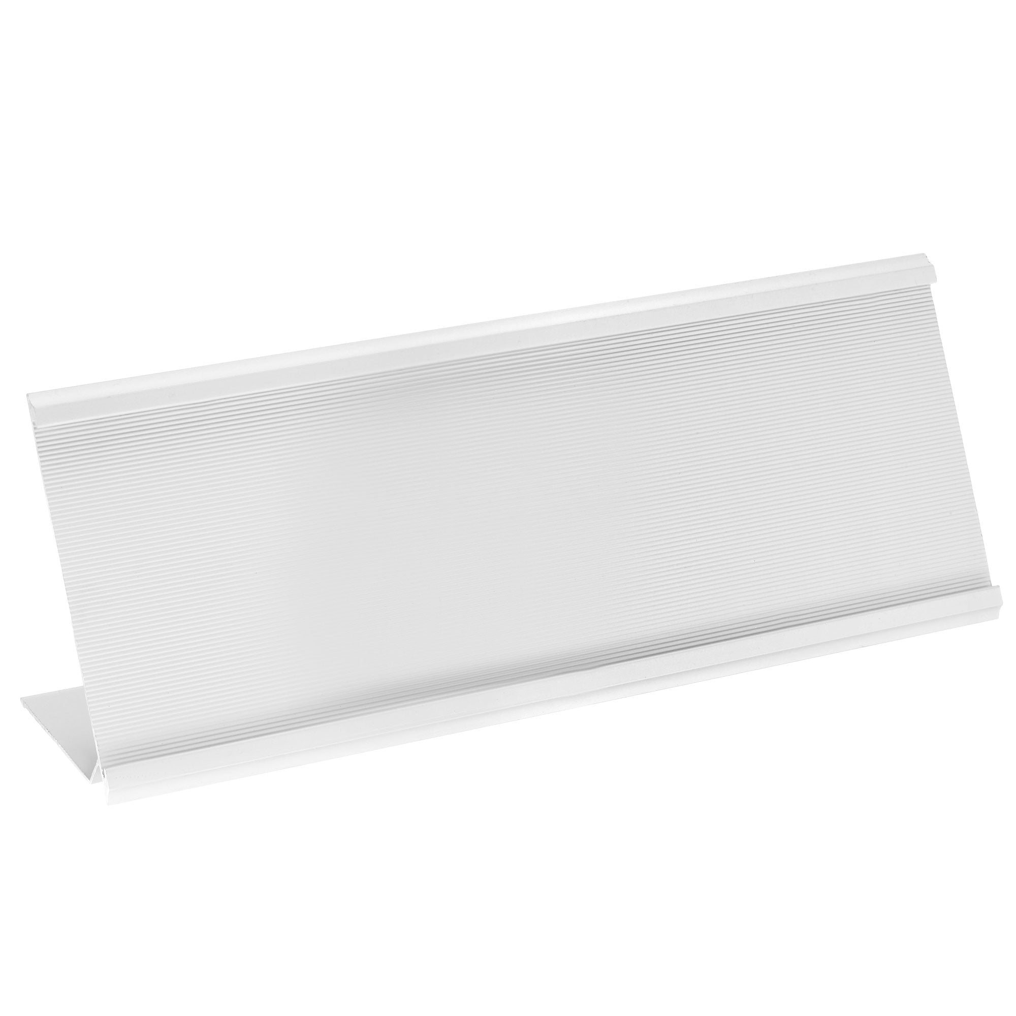 3x9.4inch Aluminum Name Plate Holder, L Type for Desk Sign Holder ...