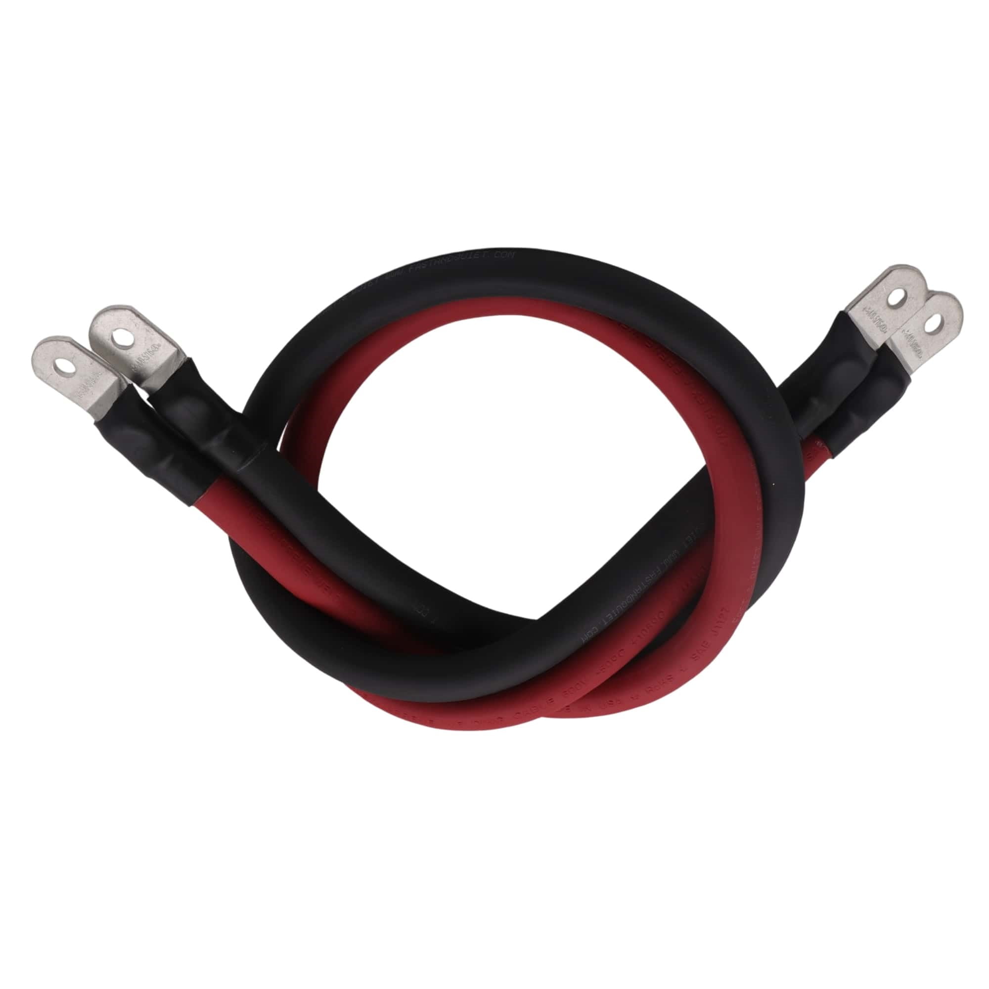 4/0 AWG Battery Cables with Terminals, Positive and Negative Wires Pure ...