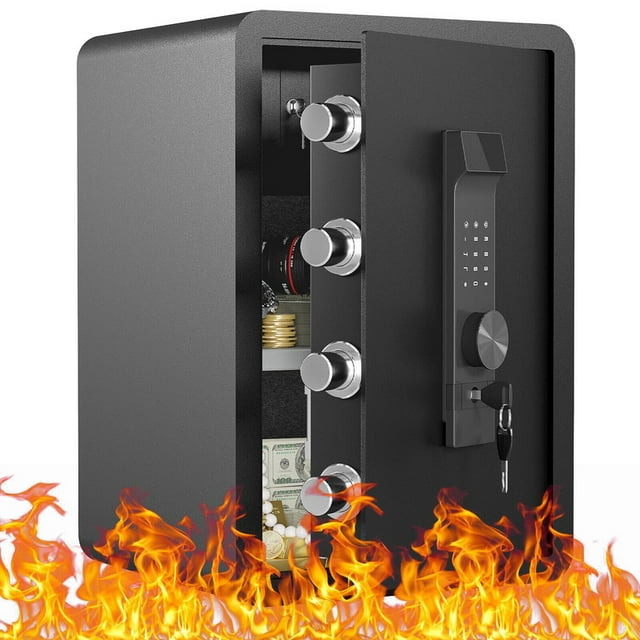 4.0 Cuft Large Fireproof Safe for Home Use, Digital Home Safe with ...