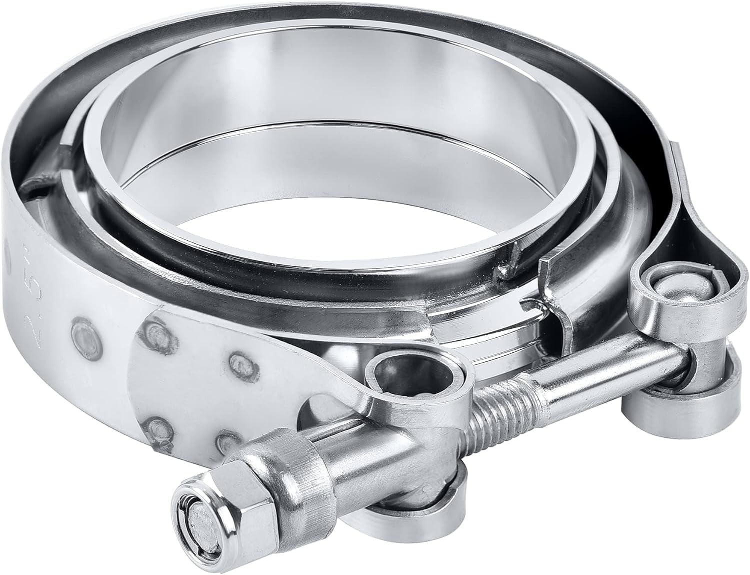4.0 Inch V Band Clamp with Flange Male Female Stainless Steel - Walmart.com