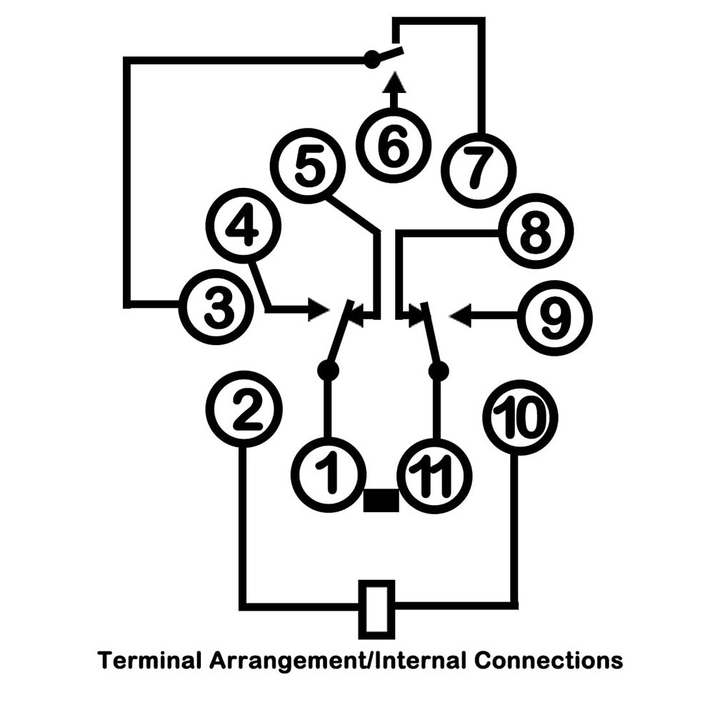 MK3P-I MK3P DC 24V DC Relay 11 Pin 10A 250VAC With Socket Base Small ...