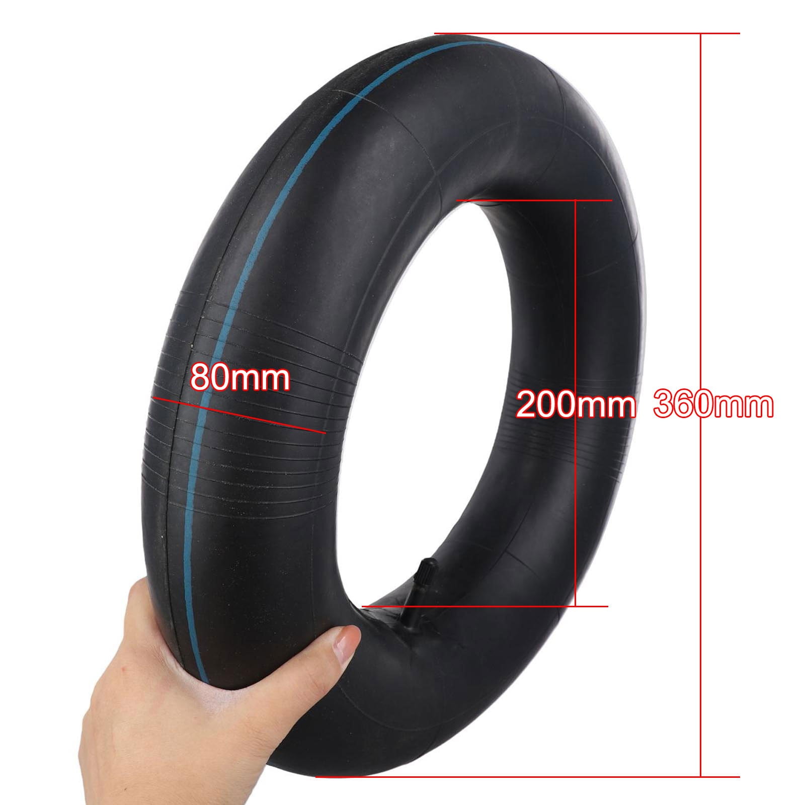 4.00-8 Rubber Tire 4.00/4.80-8 Inner Tube Tyre For Trolley Wheelbarrow ...