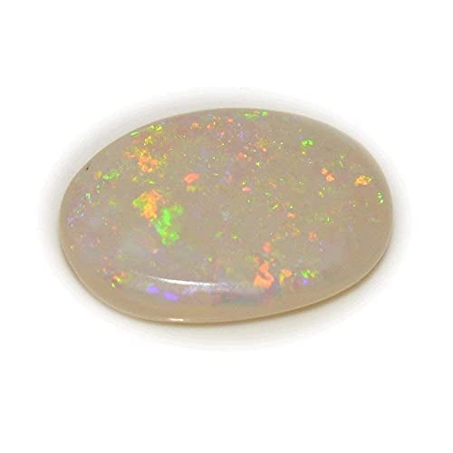 4.00 Ratti Opal Stone Certified Natural Astralian White Oval Shape ...