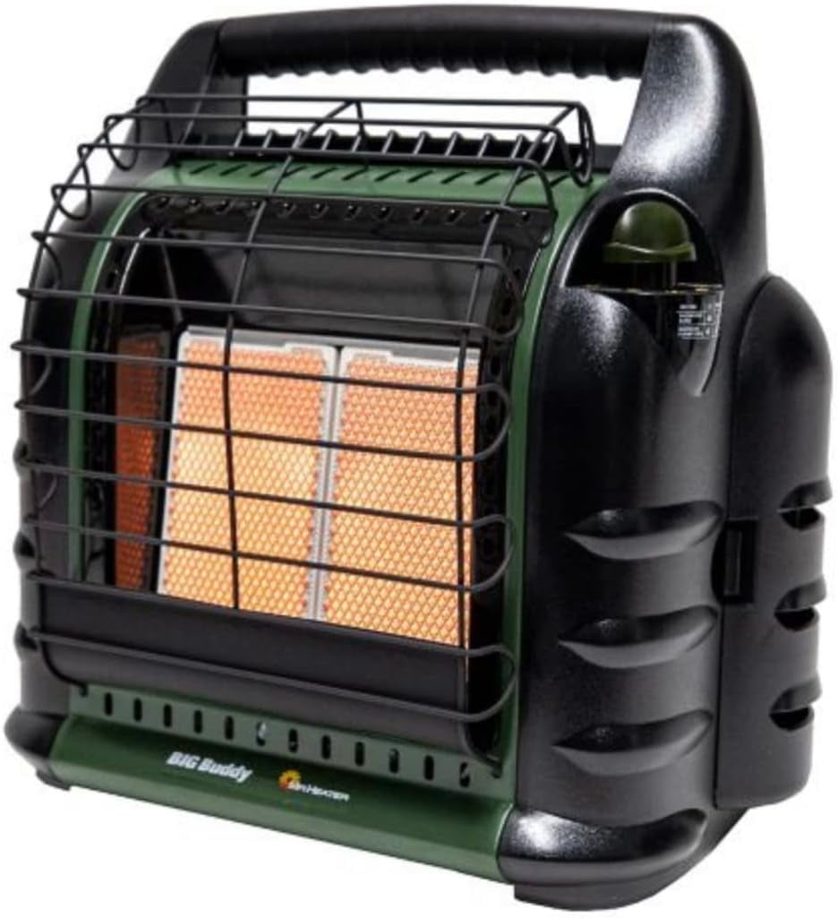 4,000-18,000 BTU Green Big Buddy Portable Liquid Propane Heater ...