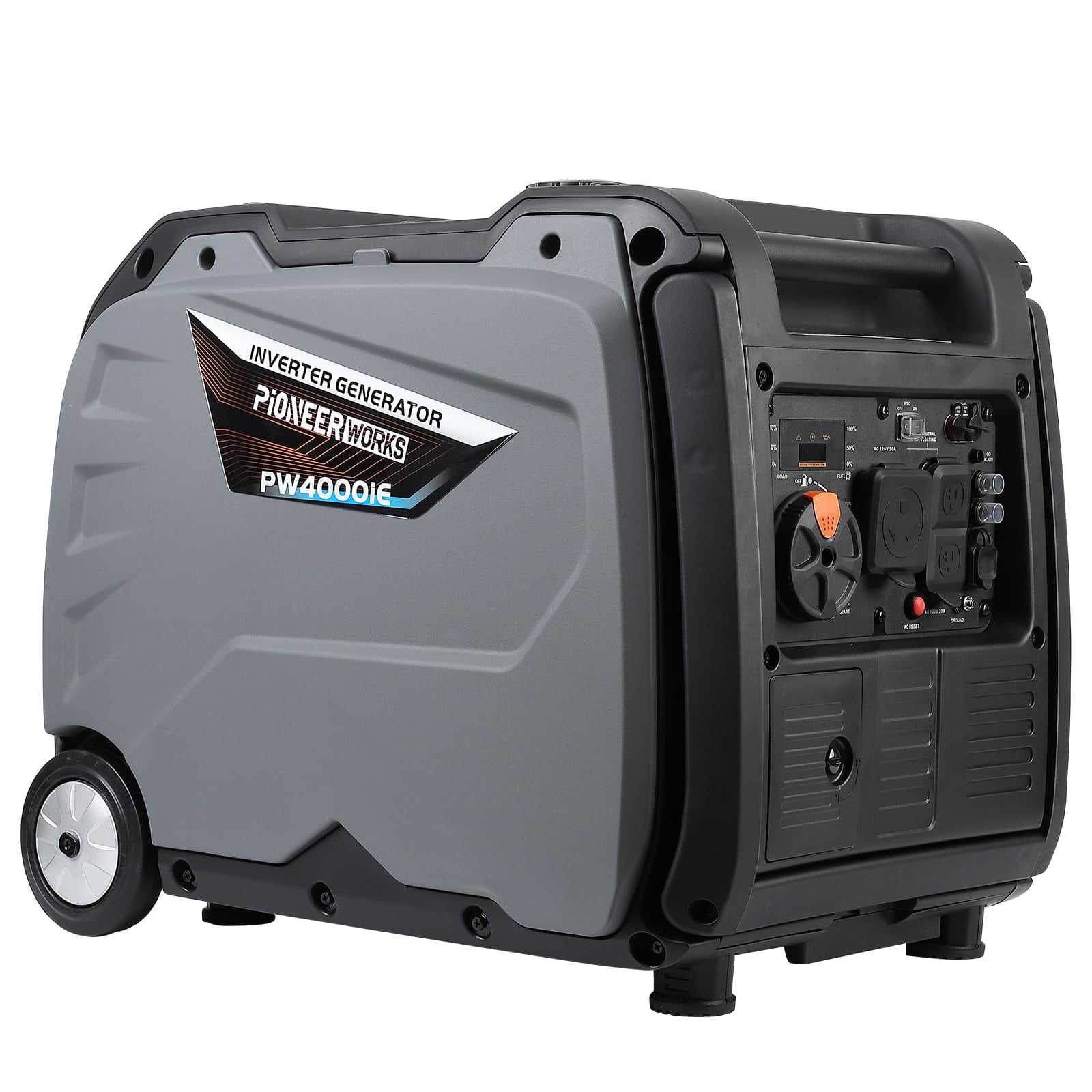 4,000-Watt Portable Inverter Generator Gas Powered,Ultra Quiet Gas ...