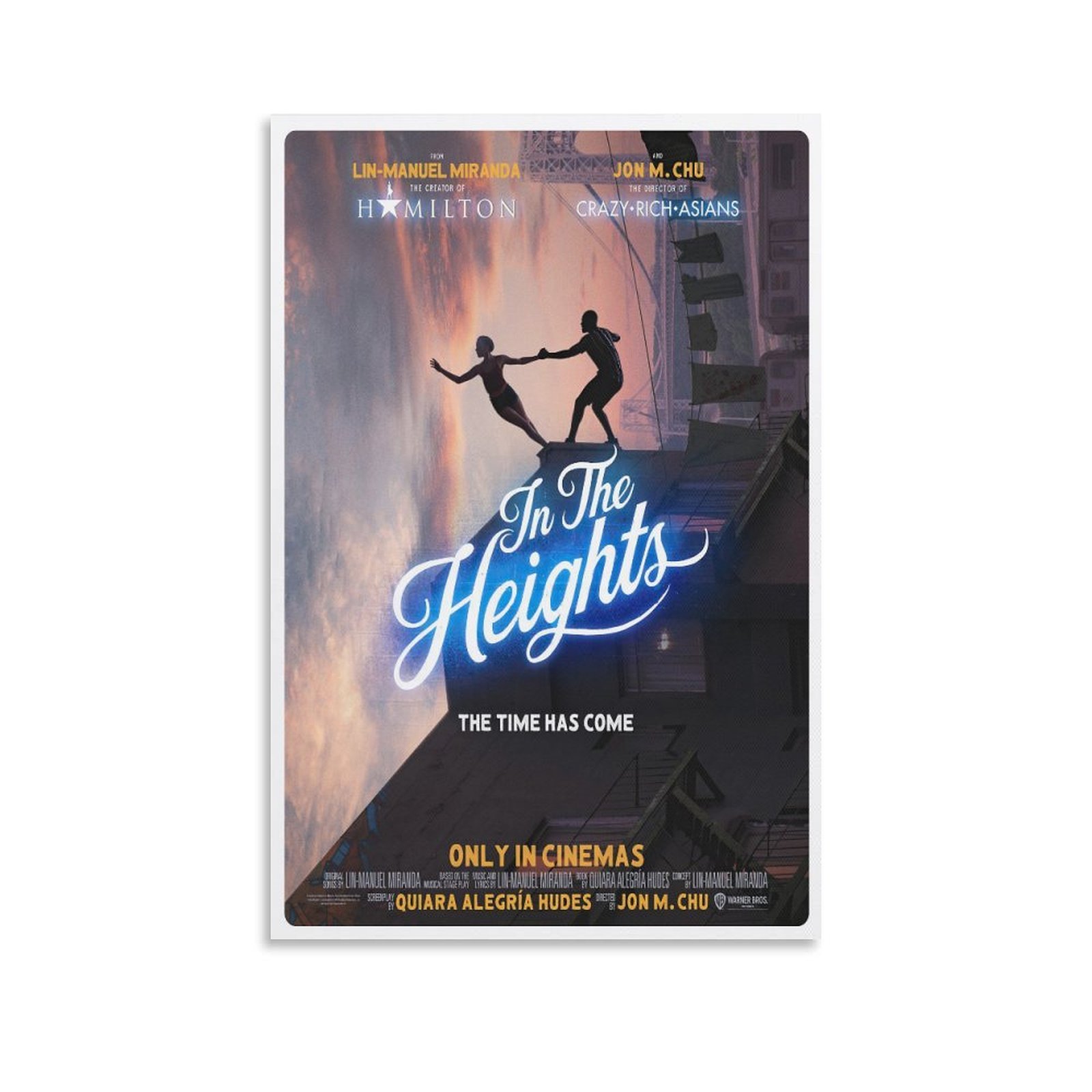 4-003-In The Heights Movie Poster Print Photo Art Painting Canvas ...