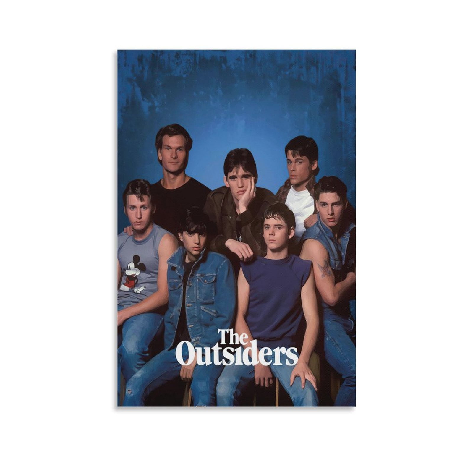 4-058-The Outsiders Poster 80s Film Art Poster Canvas Painting Decor Wall Print Photo Gifts Home ...
