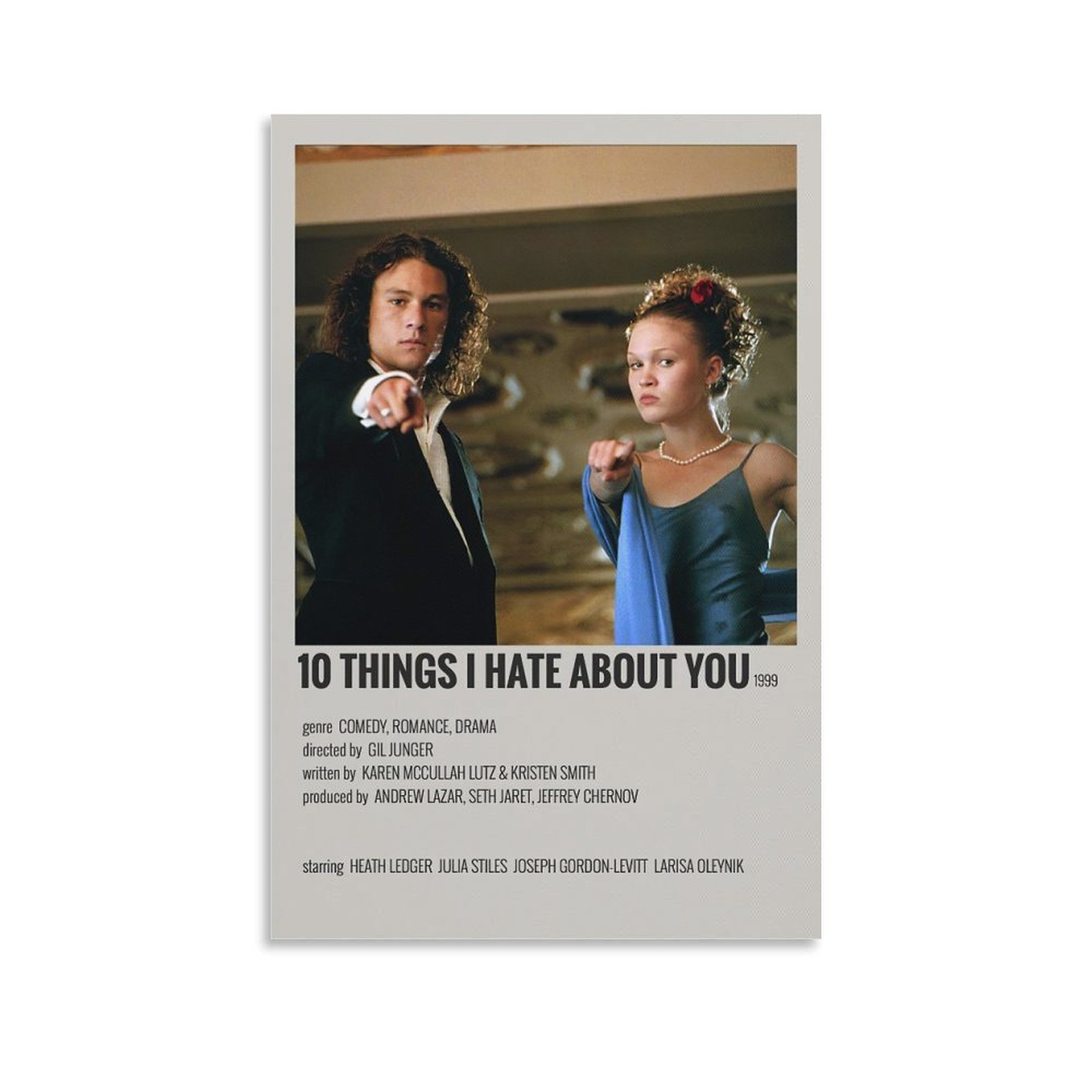 4-063-10 Things I Hate About You Poster 1999 Classic Film Picture Print ...