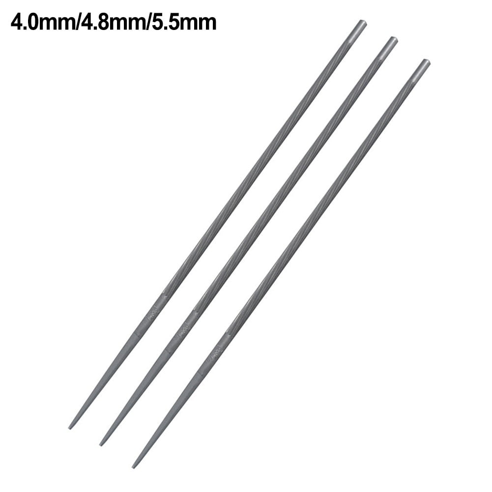 4.0mm 4.8mm 5.5mm Round File Woodworking Chainsaw File for Wood Cutting ...