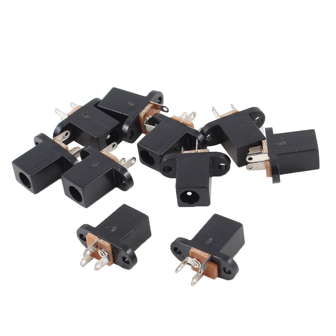 4.0mmx1.7mm 3 Pin DC Socket Jack Connector PCB Mounting Panel Soldering ...