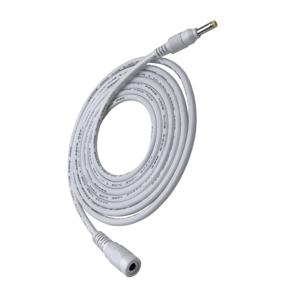 4.0mmx1.7mm Male to Female Extension Cord Power Adapter Cable for LED ...