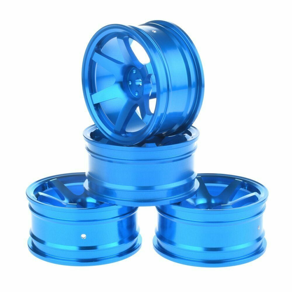 4* 1/10 RC Car Wheels Hub Rims For Tamiya TT-01 TT02 For Sakura For HSP ...