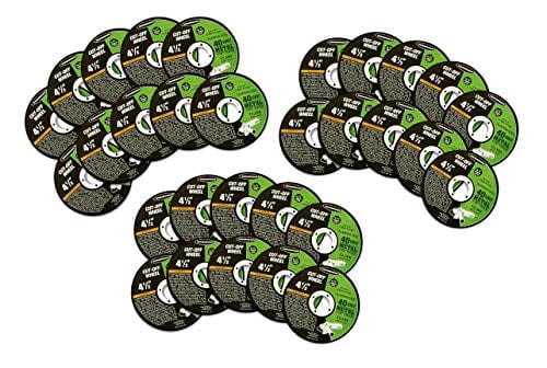 4-1/2 in. 40 grit metal cut-off wheel 10 pc - Walmart.com