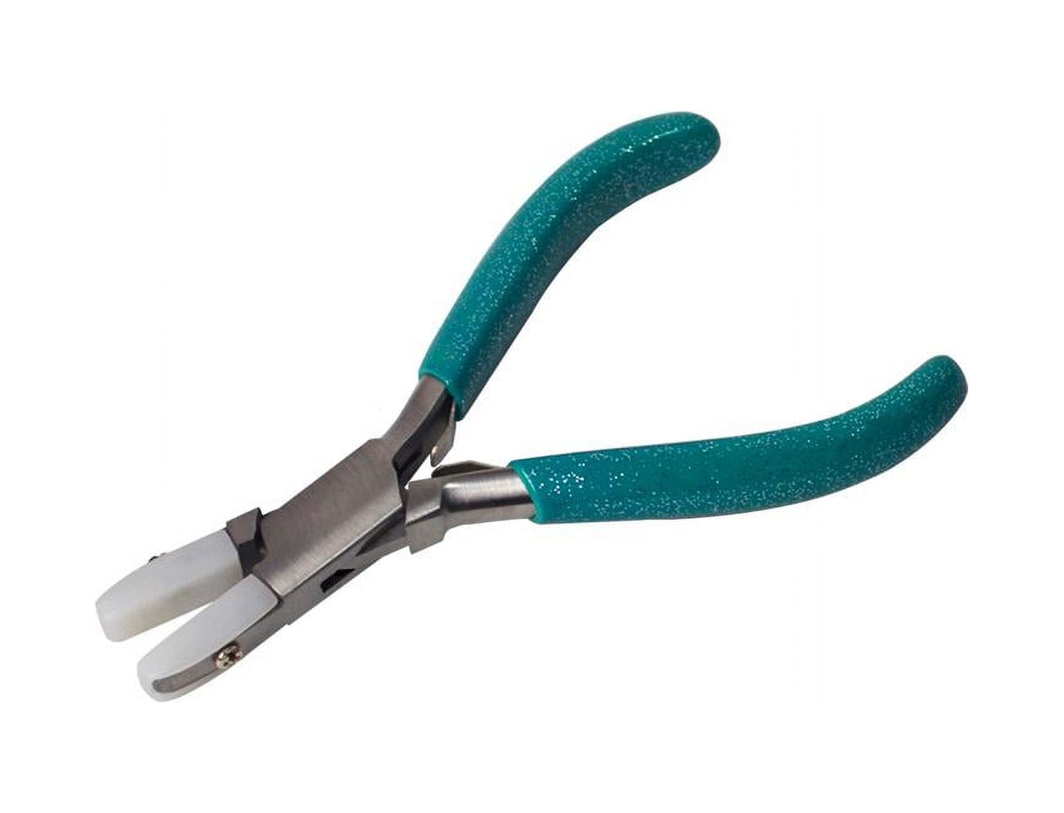 4-1/2" Flat Nose Non-Marring Nylon Jaw Metal Wire Holding Bending ...
