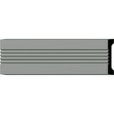 4 1/2"H x 3/4"P x 94 1/2"L Lisbon Fluted Panel Moulding - Walmart.com