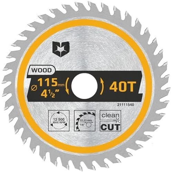 4-1/2 Inch Angle Circular for , Plywood, Laminate, Drywall, - 40- Disc ...