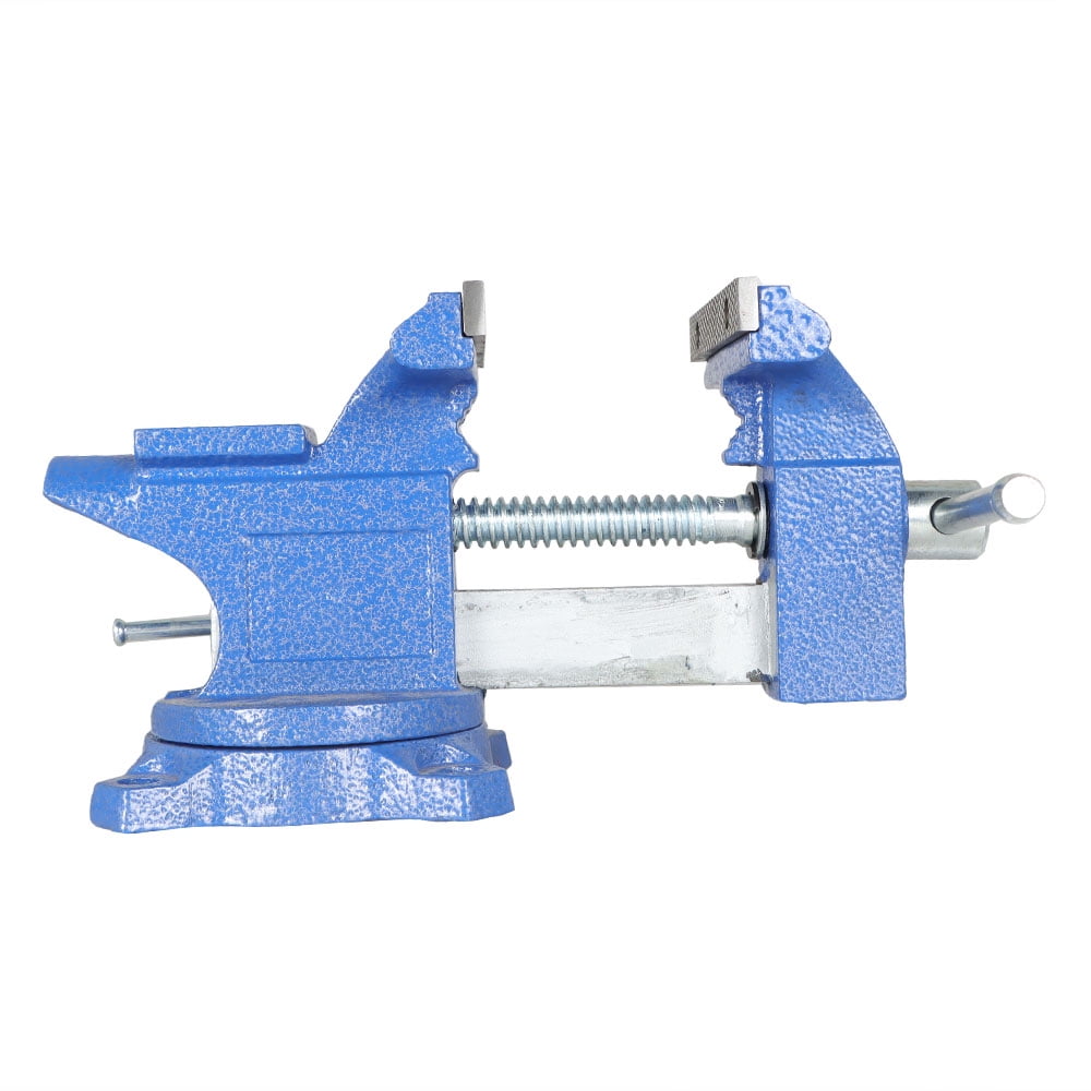 4-1/2 Inch Bench Vise, Swivel Base Bench, Heavy-Duty Utility ...