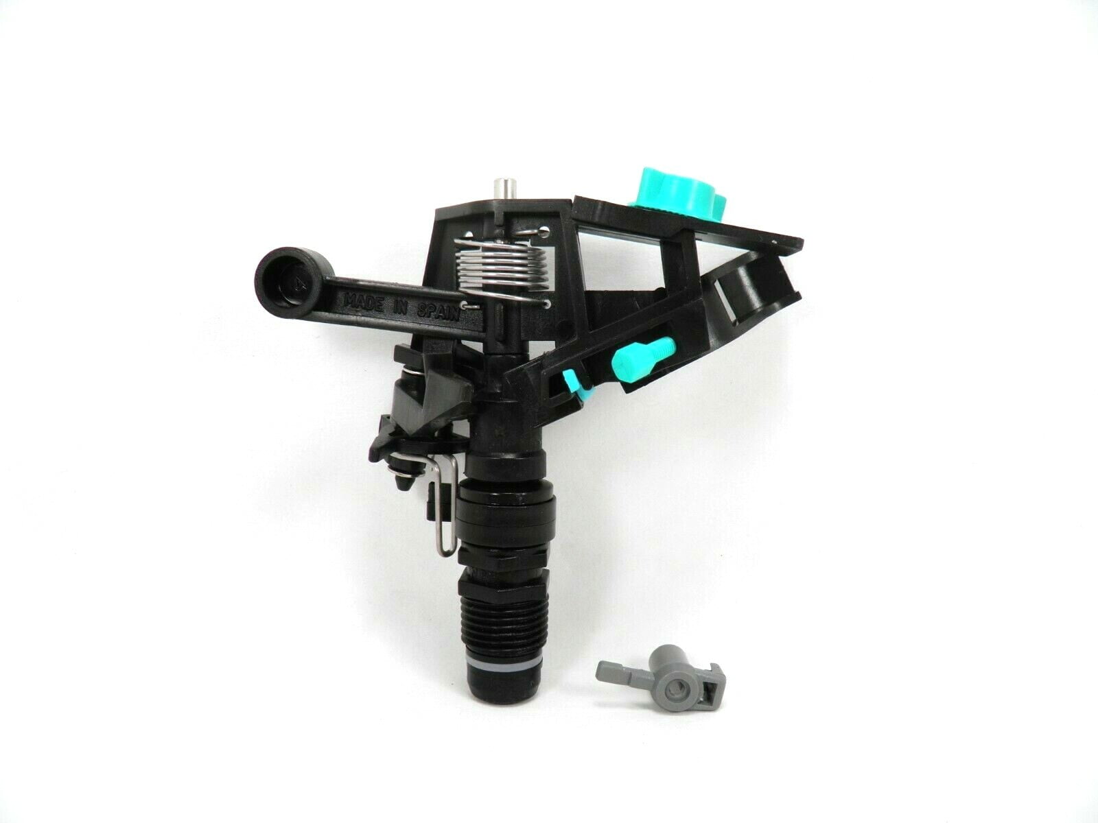 (4) 1/2" PLASTIC IMPACT SPRINKLERS MADE IN SPAIN ADJ COVERAGE HIGH OR ...