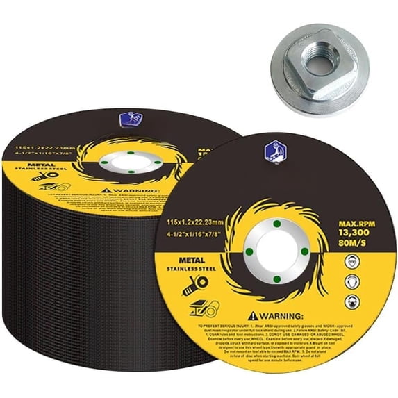 4 1/2" inch Metal Stainless Steel disc, 4.5" Angle Ultra-Thin Wheel ...