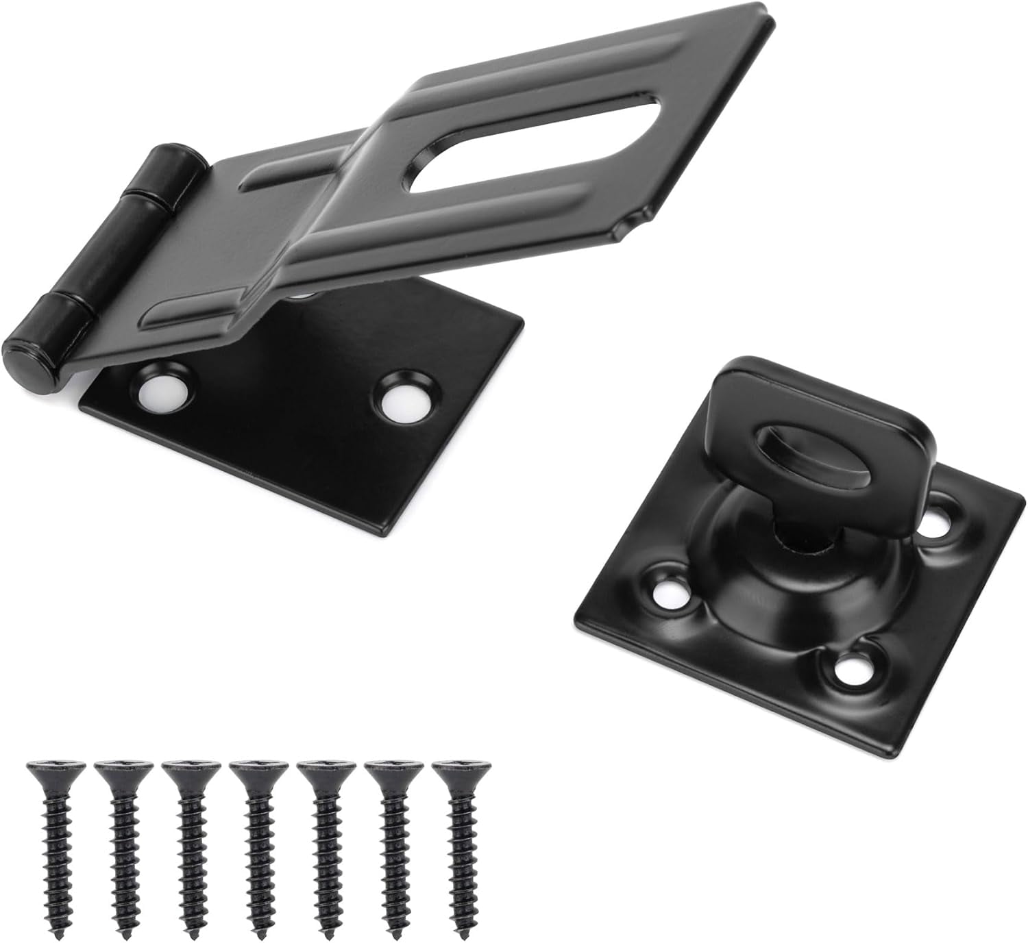4-1/2 inch rotating screw safety latch, fence gate latch lock security ...