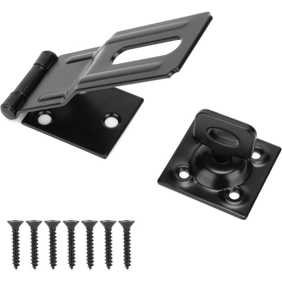4-1/2 inch rotating screw safety latch, fence gate latch lock security ...