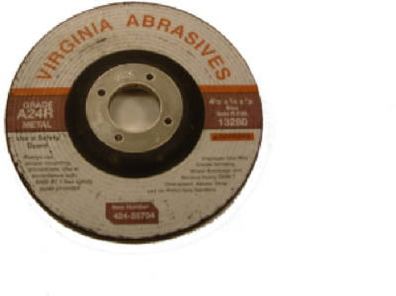 4-1/2" x 1/4" x 7/8" Concrete Grinding Wheel Used With All Portable Ha ...