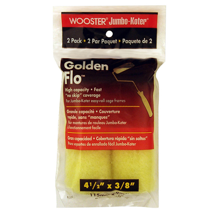 WOOSTER BRUSH Paint Roller Cover, Jumbo-Koter Golden Flo , 2-Pack ...