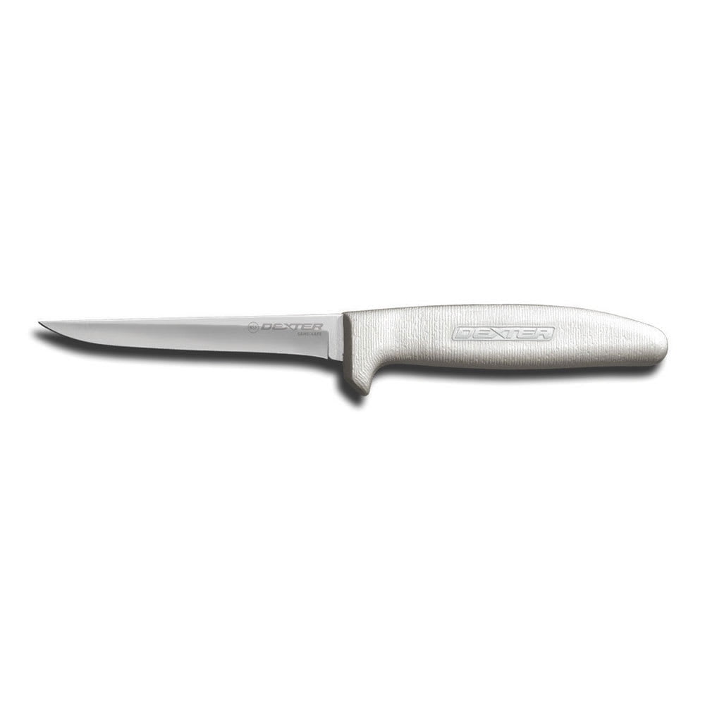 4+1%2f2%22+Sani+Safe%c2%ae+Boning+Knife+w%2f+Polypropylene+White+Handle ...