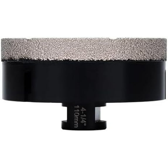 4-1/4 in Dry Core Drill Bit, Tile Hole for Ceramic Porcelain Granite ...