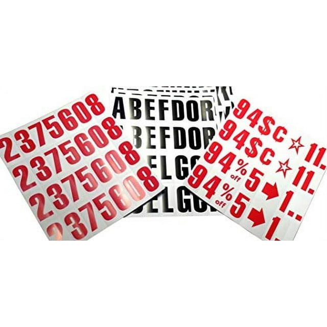 4-1/4 INCH Letters for Changeable Letters Sidewalk Signs MENU Boards ...