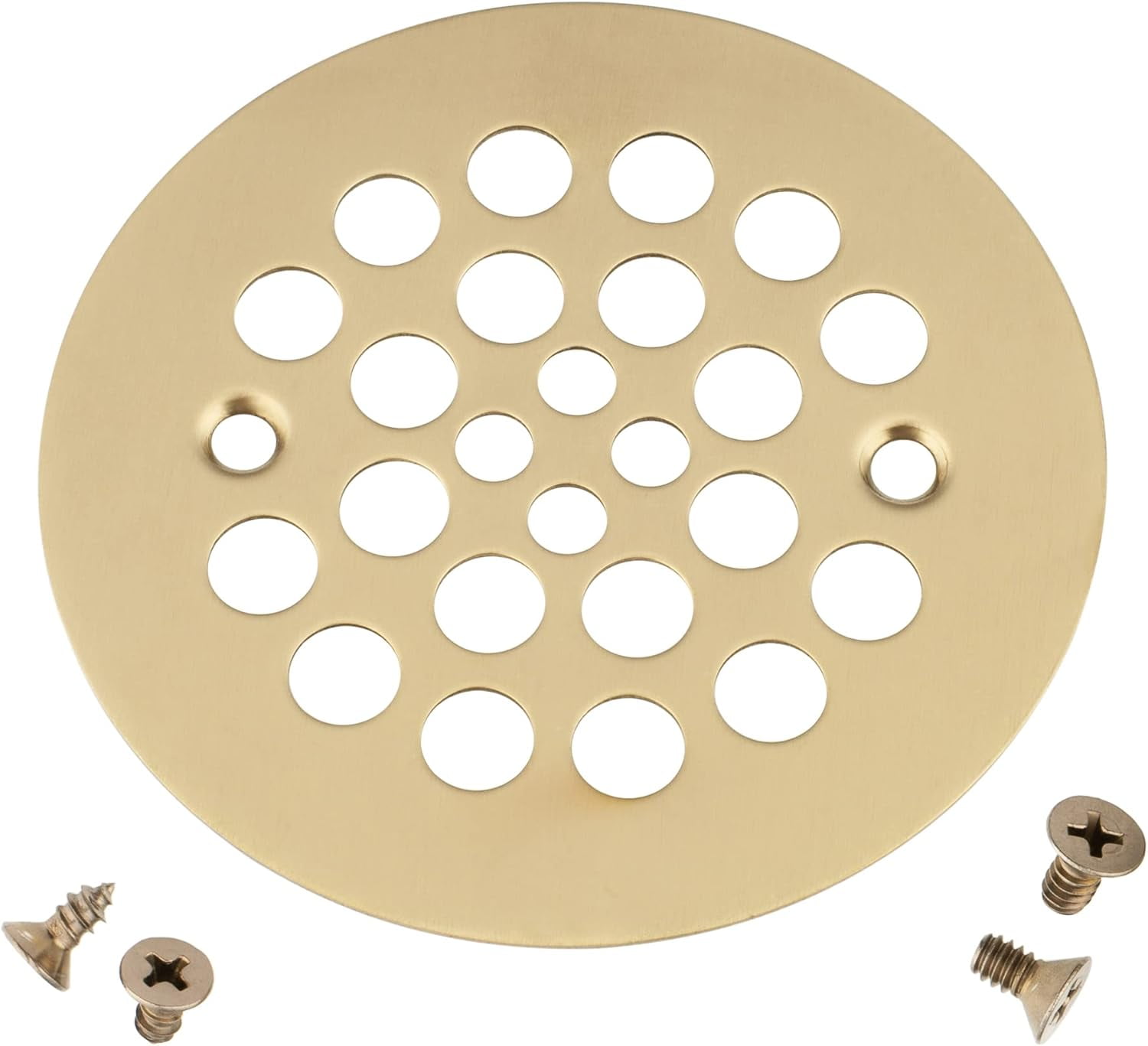 4-1/4“ Shower Strainer Drain Trim Set, Screw-in Shower Strainer Drain ...