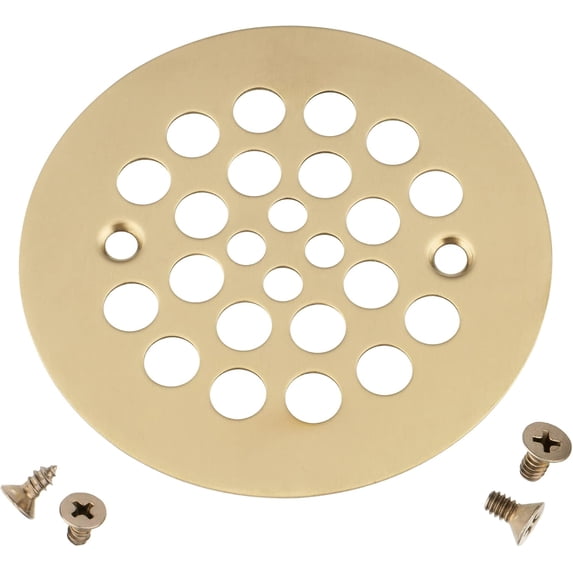 4-1/4" Shower Strainer Drain Trim Set, Screw-in Shower Strainer Drain ...