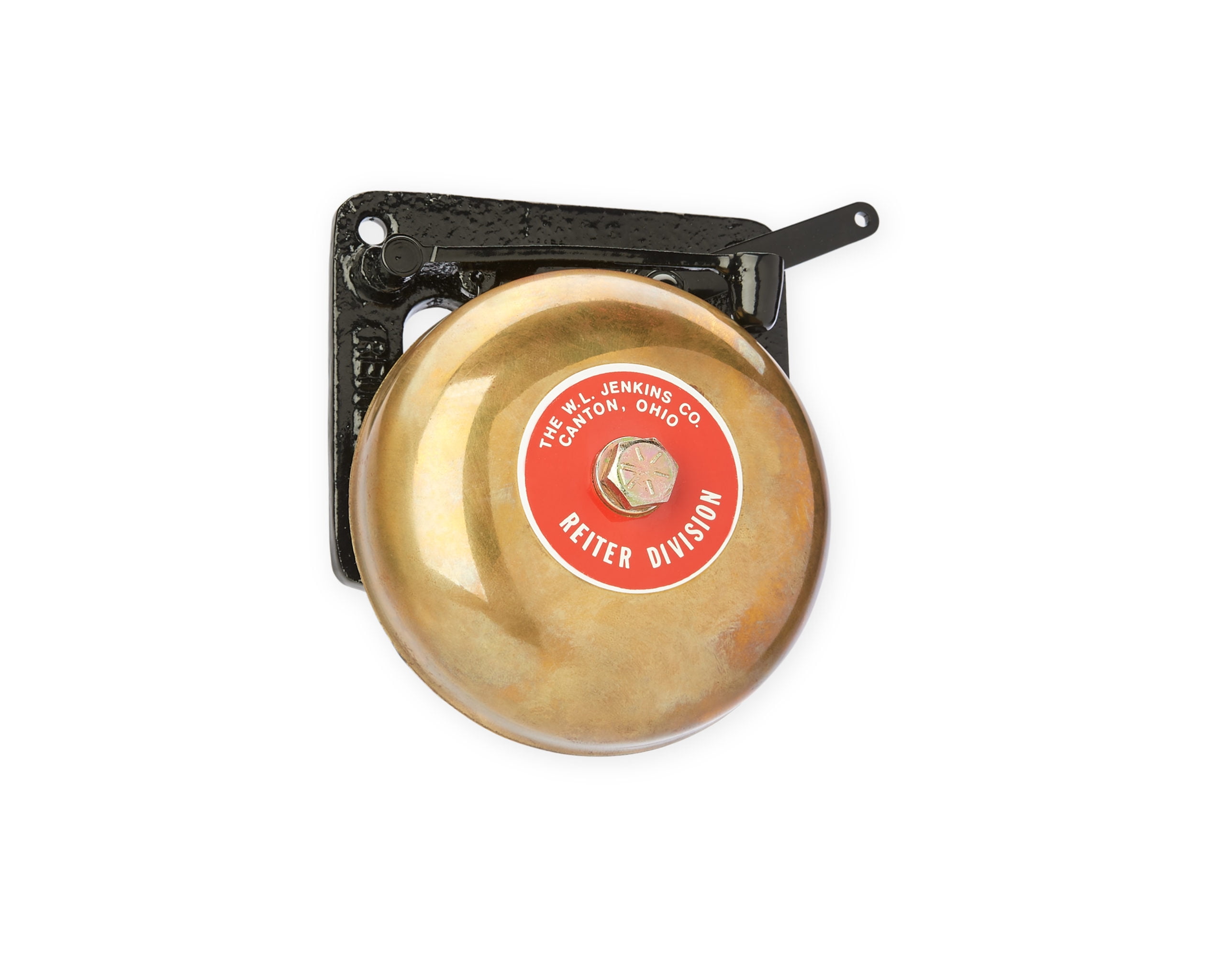 4-1/4″ Single Action Trip Gong Bell-Black Frame with Brass Shell ...