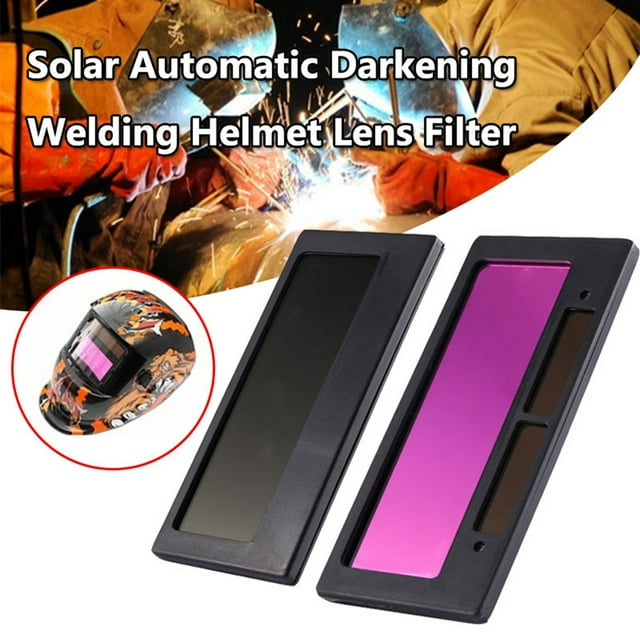 4-1/4" x 2" Durable Solar Automatic Darkening Welding Eyes Lens Filter ...