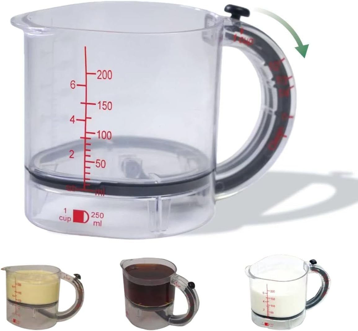 4 In 1 Adjustable Measuring Cup, 2026 New -Adjustable Measuring Cups ...