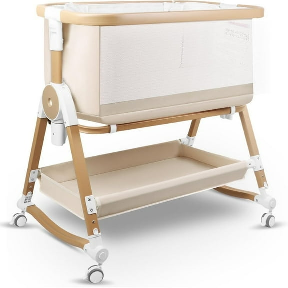HALO BassiNest Swivel Sleeper 3.0, Over-Bed Baby Bassinet with 360 ...
