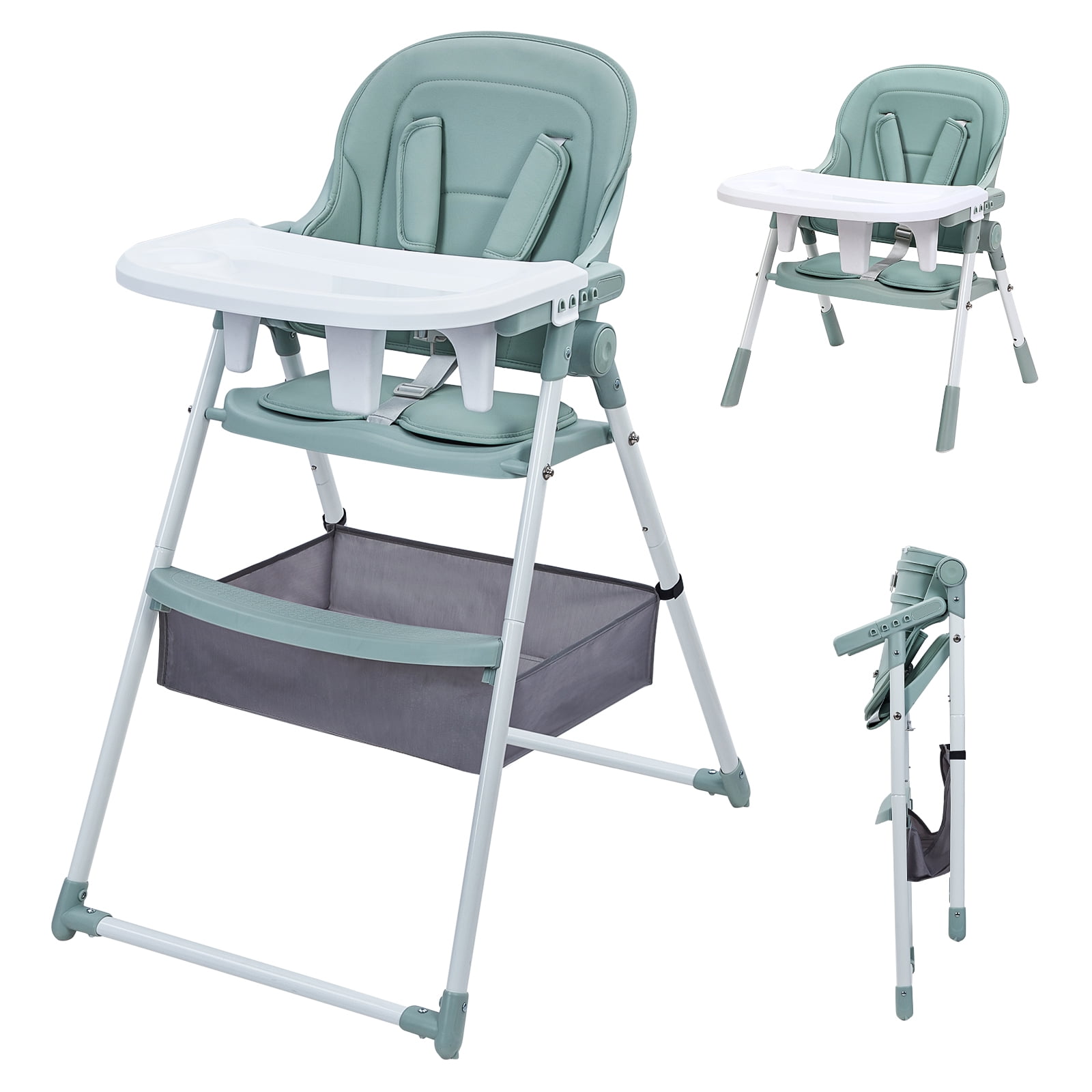 4 in 1 Baby High Chair, High Chairs for Babies and Toddlers, Portable ...